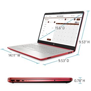 HP Pavilion Laptop (2022 Model), 15.6'' HD Display, Intel Celeron Quad-Core Processor, 16GB DDR4 RAM, 1TB SSD, Online Conferencing, Webcam, HDMI, Bluetooth, WiFi, Windows 11, Scarlet Red