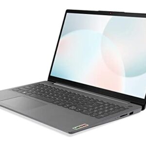 Lenovo 2023 IdeaPad3 15.6" FHD IPS Laptop PC AMD 6-Core Ryzen 5 5625U Radeon 7 Graphics 8GB DDR4 256GB M.2 NVMe SSD HDMI WiFi AX USB-C Backlit KB Fingerprint Grey Windows 11 Home w/ RE USB