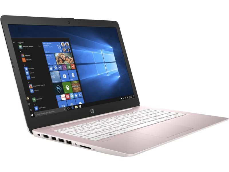 HP Stream 14-ds0037nr 14" AMD A4-9120e Dual-Core Windows 10 4 GB DDR4 64 GB eMMC Rose Pink (Renewed)