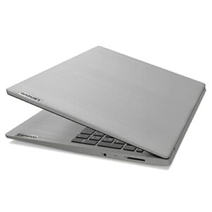 Lenovo IdeaPad 3 Laptop, 15.6" FHD Display,Intel i3-1115G4 Processor, 8GB RAM, 256GB SSD, Webcam, HDMI, SD Card Reader, Fingerprint Reader, Dolby Audio, Wi-Fi, Windows 11 Home, Platinum Grey