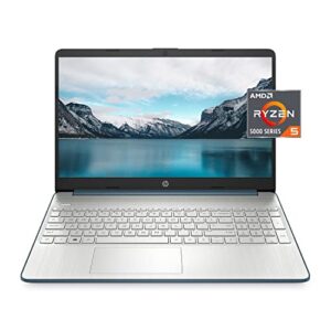 hp newest 2022 15.6in fhd business laptop, amd ryzen 5 5500u 6 core cpu (beat i7-1160g7, up to 4ghz), 16gb ram, 512gb pcie nvme ssd, amd radeon graphics, wifi, windows 11, blue + generic accessories