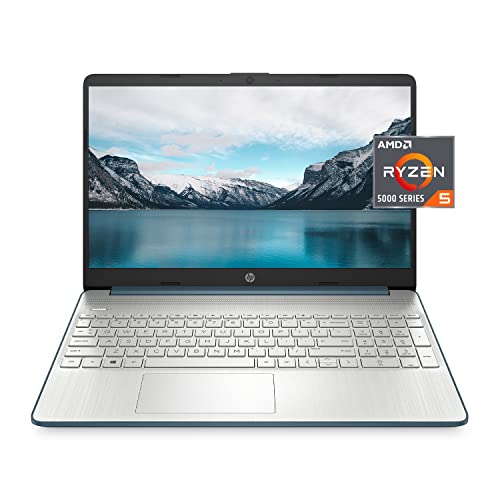 HP Newest 2022 15.6in FHD Business Laptop, AMD Ryzen 5 5500U 6 core CPU (Beat i7-1160G7, up to 4GHz), 16GB RAM, 512GB PCIe NVMe SSD, AMD Radeon Graphics, WiFi, Windows 11, Blue + Generic Accessories