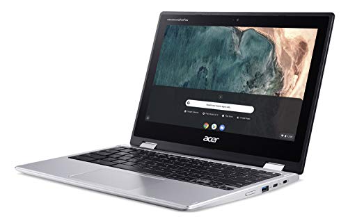 Acer Chromebook Spin 311 Convertible Laptop, Intel Celeron N4020, 11.6" HD Touch, 4GB LPDDR4, 32GB eMMC, Gigabit Wi-Fi 5, Bluetooth 5.0, Google Chrome, CP311-2H-C679