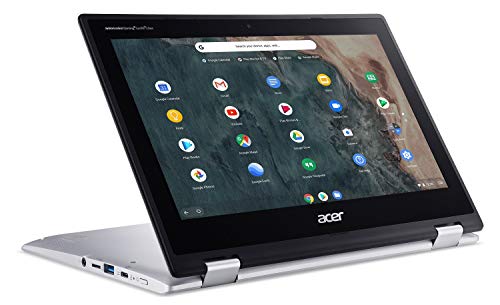 Acer Chromebook Spin 311 Convertible Laptop, Intel Celeron N4020, 11.6" HD Touch, 4GB LPDDR4, 32GB eMMC, Gigabit Wi-Fi 5, Bluetooth 5.0, Google Chrome, CP311-2H-C679