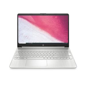 hp 15.6-inch hd laptop, amd ryzen 3 3200u processor, 8 gb ram, 256 gb ssd, windows 10 home (15-ef0021nr, natural silver)