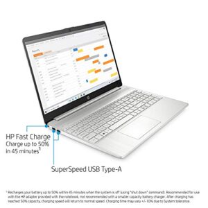 HP 15.6-inch HD Laptop, AMD Ryzen 3 3200U Processor, 8 GB RAM, 256 GB SSD, Windows 10 Home (15-ef0021nr, Natural Silver)