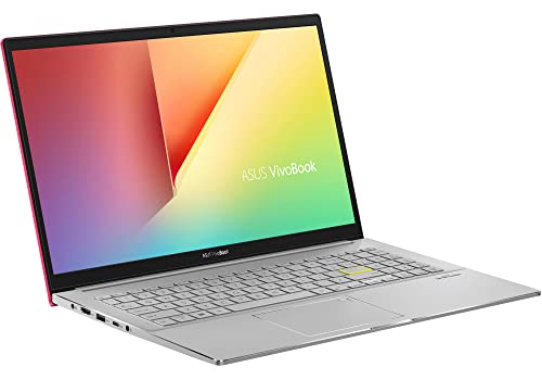 ASUS 2023 VivoBook S15 15.6" FHD IPS Red Laptop (Intel i5-1135G7 4-Core, 8GB RAM, 1TB PCIe SSD, Intel Iris Xe, Backlit KYB, FP, Thunderbolt 4, WiFi 6, BT 5.0, HD Webcam, Win 11 Home) w/Hub