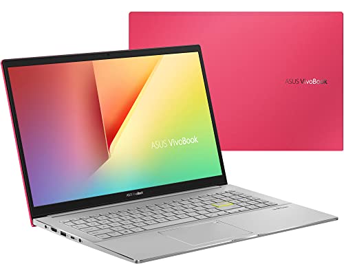 ASUS 2023 VivoBook S15 15.6" FHD IPS Red Laptop (Intel i5-1135G7 4-Core, 8GB RAM, 1TB PCIe SSD, Intel Iris Xe, Backlit KYB, FP, Thunderbolt 4, WiFi 6, BT 5.0, HD Webcam, Win 11 Home) w/Hub