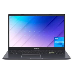 asus vivobook go 15 l510 thin & light laptop computer, 15.6” fhd display, intel celeron n4020 processor, 4gb ram, 64gb storage, windows 11 home in s mode, 1 year microsoft 365, star black, l510ma-as02