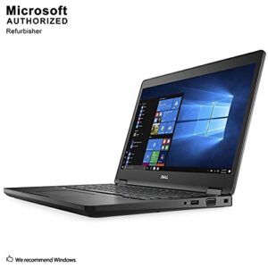 Dell Latitude 5480 | 14 inch Business Laptop | Intel i5-6300U | 8GB DDR4 | 256GB SSD | Backlit Keyboard | Win 10 Pro (Renewed)