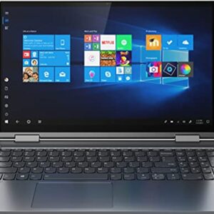 2021 Newest Lenovo Yoga C740 2-in-1 15.6" Touch Screen Laptop, Intel Quad-Core i5-10210U, 8GB DDR4, 512GB SSD + 32GB Optane, Backlit Keyboard, Fingerprint Reader, Windows 10, GCube 64GB Micro SD Card