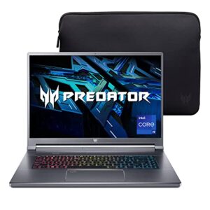 acer predator triton 500 se gaming/creator laptop | 12th gen intel i9-12900h | geforce rtx 3080 ti | 16″ wqxga 240hz g-sync display | 32gb lpddr5 | 1tb gen 4×4 ssd | killer wi-fi 6e | pt516-52s-99el