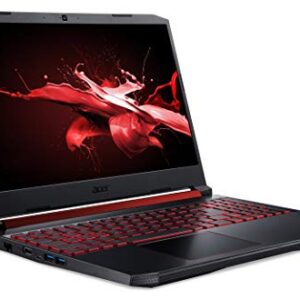 Acer Nitro 5 Gaming Laptop, 9th Gen Intel Core i5-9300H, NVIDIA GeForce GTX 1650, 15.6" Full HD IPS Display, 8GB DDR4, 256GB NVMe SSD, Wi-Fi 6, Backlit Keyboard, Alexa Built-in, AN515-54-5812