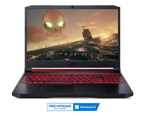 Acer Nitro 5 Gaming Laptop, 9th Gen Intel Core i5-9300H, NVIDIA GeForce GTX 1650, 15.6" Full HD IPS Display, 8GB DDR4, 256GB NVMe SSD, Wi-Fi 6, Backlit Keyboard, Alexa Built-in, AN515-54-5812