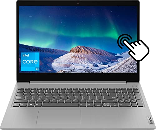 Lenovo IdeaPad 3 15.6" HD Touchscreen Laptop, 11th Gen Intel Core i3-1115G4(Up to 4.1Ghz), 12GB DDR4 RAM, 512GB NVMe SSD, WiFi 5, Bluetooth, Webcam, HDMI, Win 11 S