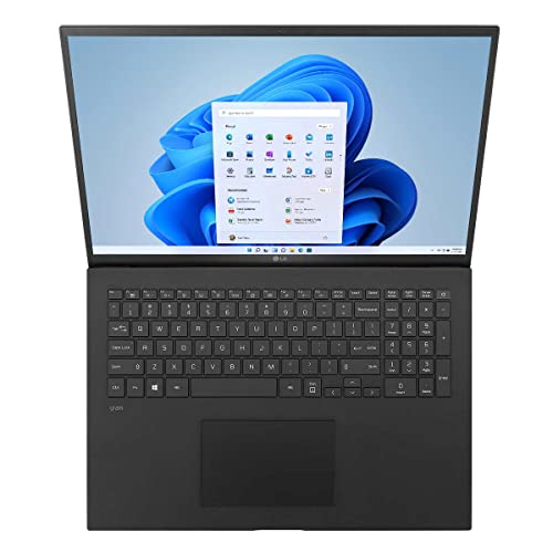 LG Gram 17Z95P-K Laptop 17” IPS WQXGA Intel Evo Platform Core i7-1195G7, 16GB Memory, 512GB M.2 NVMe SSD, Intel Iris Xe Graphics, Wi-Fi 6, Windows 11 Home, Backlit Keyboard, Fingerprint ID, Black