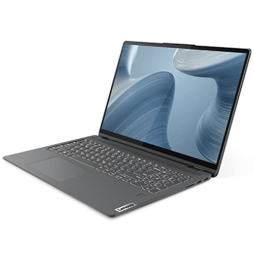 Lenovo 2023 Flex 5 16" 2.5K (2560x1600) 400nits Touchscreen 2-in-1 Laptop, 12th Gen Intel 10 Cores i7-1255U, 16GB LPDDR4x RAM, 1TB PCIe SSD, WiFi 6, BT 5.1, Backlit KB, Windows 11, 64GB Flash Stylus