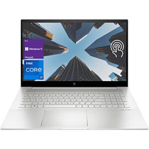 hp envy business laptop, 17.3″ fhd touchscreen, 12th gen intel core i7-1260p processor, 64gb ram, 2tb ssd, ir camera, backlit keyboard, wi-fi 6, windows 11 pro, silver