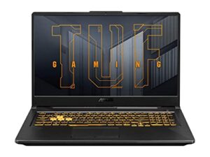 asus tuf 17.3″ 144hz fhd (1920 x 1080) gaming laptop, intel tiger lake core i5-11260h (6 cores,12 threads), nvidia geforce rtx 3050 ti , backlit keyboard,windows 10, (8gb ram | 512gb pcie ssd)