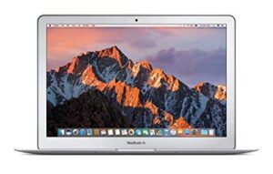 2017 apple macbook air with 1.8ghz core i5 (8gb ram, 256gb ssd, 13in, mqd42ll/a)- silver (renewed)