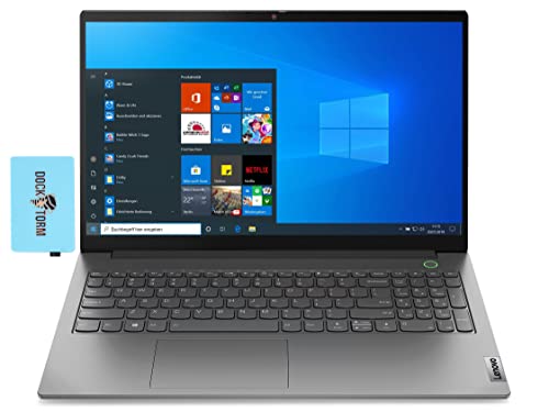 2022 Newest Lenovo ThinkBook 15 G3 ACL 15.6" 60Hz FHD IPS Business Laptop (AMD Ryzen 5 5500U 6-Core, 20GB RAM, 512GB m.2 SATA SSD, AMD Radeon, Backlit KB, WiFi 6, BT 5.2, HD Webcam, Win 11 Pro) w/Hub