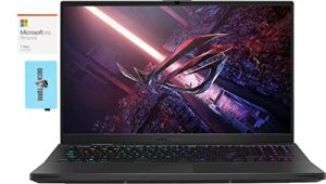 asus rog zephyrus s17 gaming & entertainment laptop (intel i9-11900h 8-core, 32gb ram, 1tb pcie ssd, geforce rtx 3080, 17.3″ 120hz win11p) w/ms 365 personal, dockztorm hub, refurbished