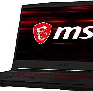 Newest MSI GF63 Premium Gaming Laptop, 15.6" FHD Thin-Bezel Display,10th Gen Intel Quad-Core i5-10300H, 16GB RAM, 1TB SSD, GeForce GTX 1650 4GB, Backlit Keyboard, Windows 10