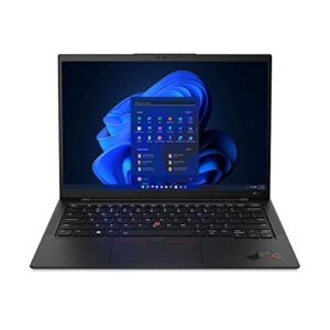 lenovo thinkpad x1 carbon gen 10 intel core i7-1260p, 12c, 14″ wuxga (1920×1200) low power ips 400nits anti-glare, touch, 16gb ram, 1tb nvme ssd, backlit kyb fingerprint reader, win11 pro