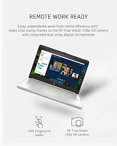 Newest HP 14" HD Touch-Screen Laptop, 11th Gen Intel Core i3-1115G4 3.0H (Beats i5-1035G1), 8GB RAM, 256GB SSD, WiFi 5, Webcam, Windows 10, EROSEFLAMINGO Accessories