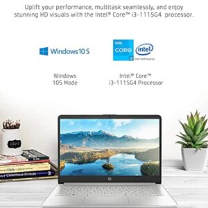 Newest HP 14" HD Touch-Screen Laptop, 11th Gen Intel Core i3-1115G4 3.0H (Beats i5-1035G1), 8GB RAM, 256GB SSD, WiFi 5, Webcam, Windows 10, EROSEFLAMINGO Accessories