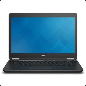 dell latitude e7450 14in hd high performance ultra book business laptop notebook (intel dual core i5 5300u, 8gb ram, 256gb solid state ssd, camera, hdmi, wifi) win 10 pro (renewed)