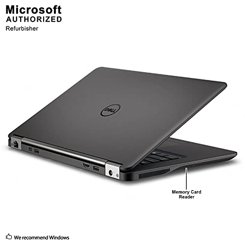 Dell Latitude E7450 14in HD High Performance Ultra Book Business Laptop NoteBook (Intel Dual Core i5 5300U, 8GB Ram, 256GB Solid State SSD, Camera, HDMI, WIFI) Win 10 Pro (Renewed)