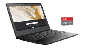 lenovo chromebook 11″ hd laptop, amd a-series a6 processor, amd radeon graphics, 4gb ddr4 memory, 64gb storage (32gb emmc+mtc 32gb flash memory), long-lasting battery, chrome os, onyx black