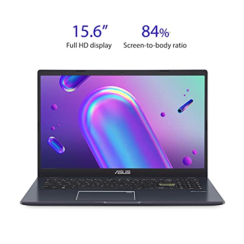 Asus Laptop L510 Ultra Thin Laptop, 15.6 FHD Display, Intel Celeron N4020 Processor, 4GB RAM, 128GB Storage, Windows 10 Home in S Mode, Star Black, L510MA-DS04 (Renewed)