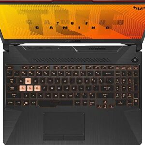 2020 Asus TUF 15.6" FHD Premium Gaming Laptop, 10th Gen Intel Quad-Core i5-10300H, 8GB RAM, 512GB SSD, NVIDIA GeForce GTX 1650Ti 4GB GDDR6, RGB Backlit Keyboard, Windows 10 Home