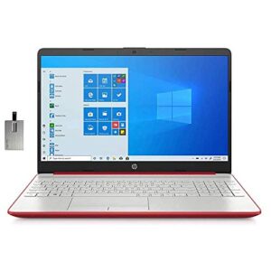 2021 hp pavilion 15.6″ hd laptop computer, intel dual-core pentium processor, 16gb ram, 512gb ssd, hd webcam, intel uhd graphics 605, bluetooth, usb-c, windows 10 s, red, 32gb snowbell usb card