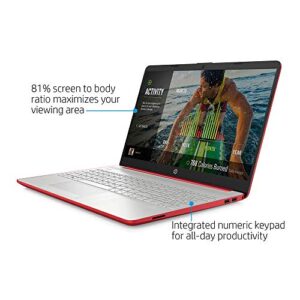 2021 HP Pavilion 15.6" HD Laptop Computer, Intel Dual-core Pentium Processor, 16GB RAM, 512GB SSD, HD Webcam, Intel UHD Graphics 605, Bluetooth, USB-C, Windows 10 S, Red, 32GB SnowBell USB Card