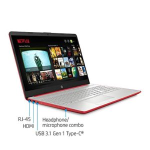 2021 HP Pavilion 15.6" HD Laptop Computer, Intel Dual-core Pentium Processor, 16GB RAM, 512GB SSD, HD Webcam, Intel UHD Graphics 605, Bluetooth, USB-C, Windows 10 S, Red, 32GB SnowBell USB Card