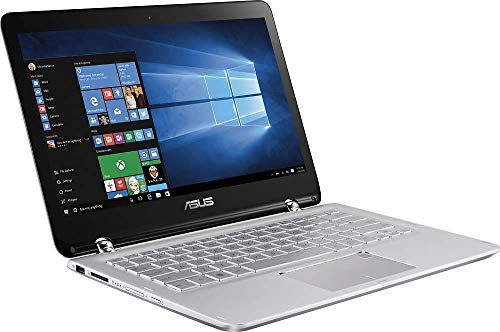 ASUS 2-in-1 13.3" Full HD Touchscreen Convertible Laptop PC, Intel Core i5-7200U 2.50 GHz, 6GB DDR4 RAM 1TB HDD Intel HD Graphics 520 Backlit Keyboard HDMI WIFI Webcam NO DVD Windows 10