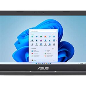 ASUS 2022 11.6" HD Laptop, Intel Celeron N4020 Processor, 4GB RAM, 64GB eMMC Flash Memory, Intel HD Graphics, HD Webcam, Star Black, Windows 11 S, 32GB SnowBell USB Card