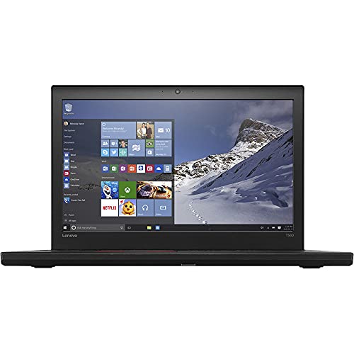 Lenovo ThinkPad T560 Intel Core i5-6300U X2 2.4GHz 8GB 500GB 15.6 inches, Black (Renewed)