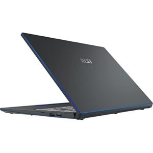 MSI Prestige 15 Thin and Performance Driven Laptop: 15.6" FHD 1080p, Intel Core i7-1195G7, NVIDIA GeForce GTX 1650, 16GB, 1TB SSD, Thunderbolt, WiFi 6E, Win10PRO, Carbon Gray (A11SC-044)