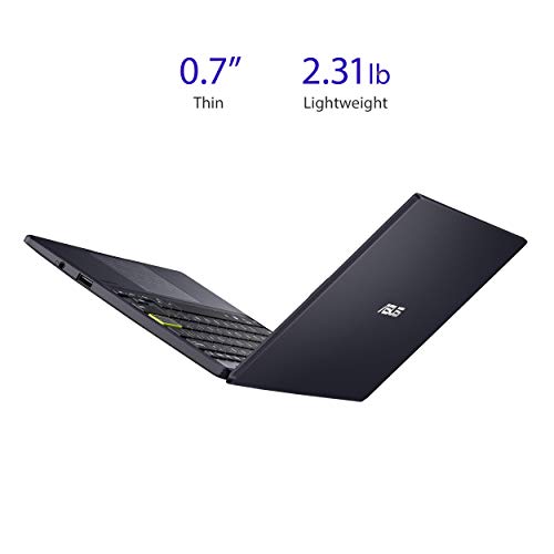 ASUS 2022 Newest Vivobook Go Laptop, 11.6 Inch HD Ultra-Thin Display, Intel Dual core, 4GB RAM, 64GB eMMC, Wi-Fi, Bluetooth, Windows 11 Home in S Mode, Bundle with JAWFOAL