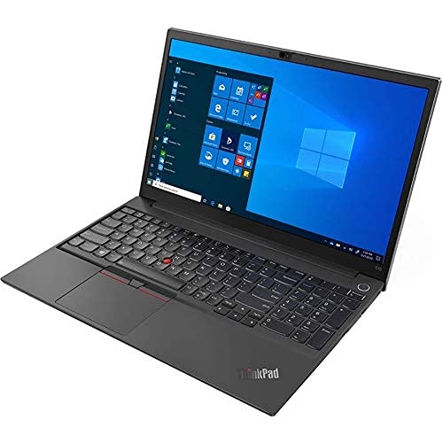 Lenovo ThinkPad E15 G2 15.6" Notebook, Intel Core i5-1135G7, 8GB RAM, 256GB SSD, Intel Iris Xe Graphics, Windows 10 Pro, Glossy Black (20TD00B7US)