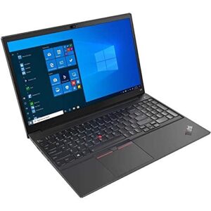 Lenovo ThinkPad E15 G2 15.6" Notebook, Intel Core i5-1135G7, 8GB RAM, 256GB SSD, Intel Iris Xe Graphics, Windows 10 Pro, Glossy Black (20TD00B7US)