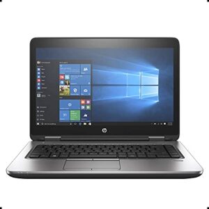 hp probook 640 g3 14 inch laptop pc, intel core i5-7200u up to 3.1ghz, 8g ddr4, 256g ssd, vga, dp, windows 10 pro 64 bit multi-language support english/french/spanish(renewed)