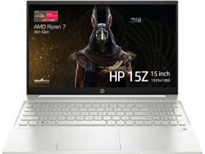 hp pavilion 15 laptop: amd ryzen 7 4700u, 512gb ssd, 16gb ddr4 ram, 15.6″ full hd ips display, windows 10