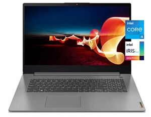 2022 newest lenovo ideapad 3i laptop, 17.3″ hd+ display, 11th gen intel core i5-1135g7, intel iris xe graphics, 36gb ram, 1tb pcie ssd, wifi, webcam, fingerprint reader, windows 11 home, gray