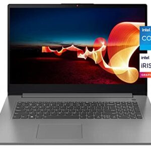 2022 Newest Lenovo IdeaPad 3i Laptop, 17.3" HD+ Display, 11th Gen Intel Core i5-1135G7, Intel Iris Xe Graphics, 36GB RAM, 1TB PCIe SSD, WiFi, Webcam, Fingerprint Reader, Windows 11 Home, Gray