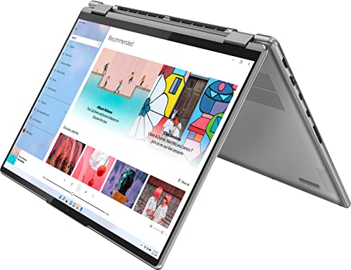 Lenovo Yoga 7i 16 2-in-1 Laptop 16" 2.5K IPS Touchscreen (400 nits, 100% sRGB, Low Blue Light) 12th Gen Intel 12-Core i7-1260P 16GB RAM 1TB SSD Backlit Fingerprint Thunderbolt HDMI Win11 Grey + Pen